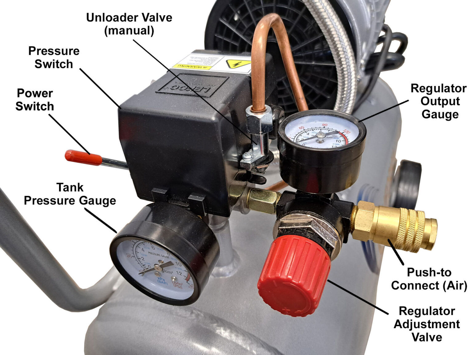 CALIFORNIA AIR TOOLS 8010 Ultra Quiet 1.0 Hp, Oil-Free, Lightweight 8 ...