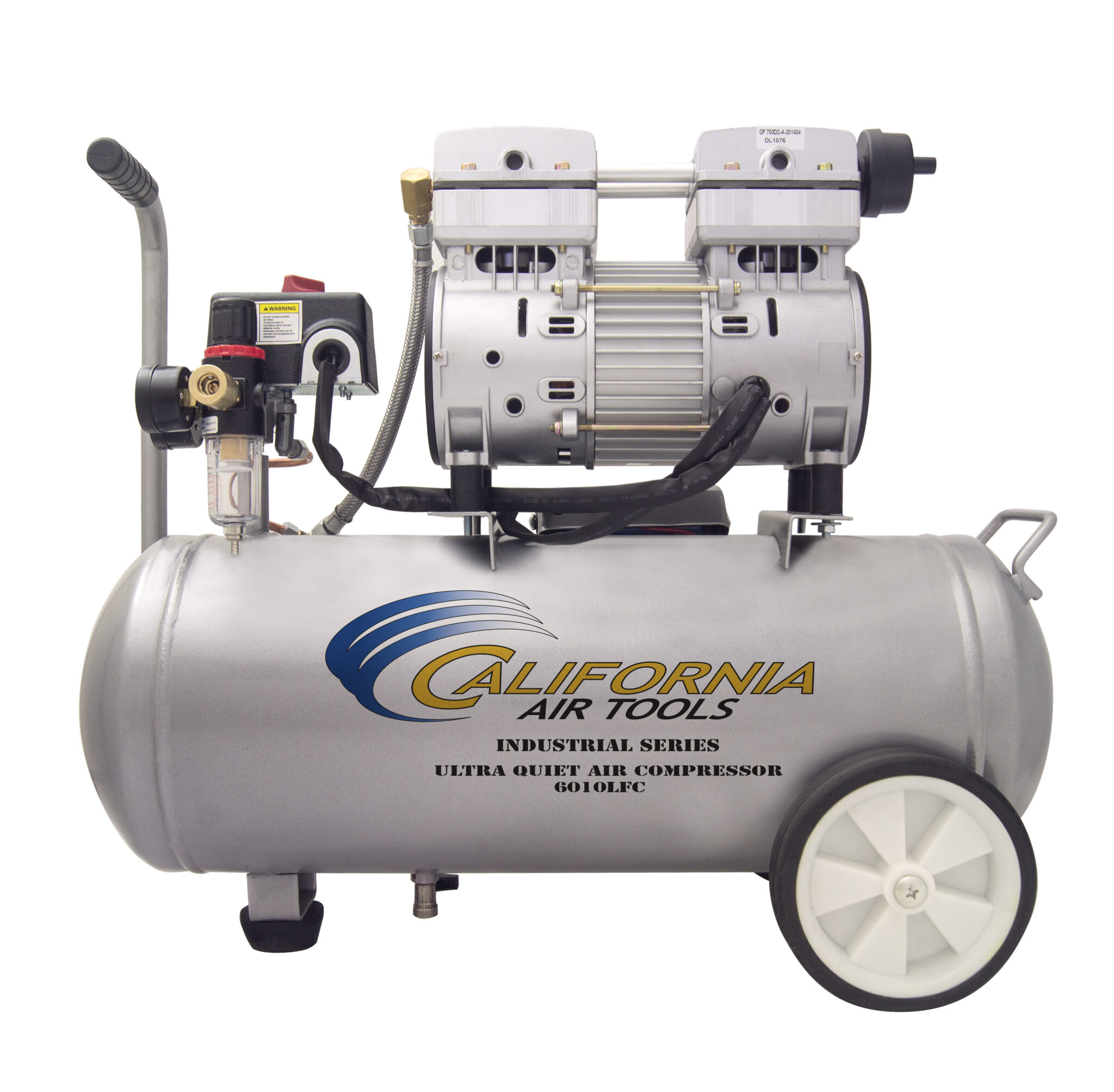 CALIFORNIA AIR TOOLS 6010LFC Ultra Quiet 1.0 Hp, Oil-Free, Lightweight ...