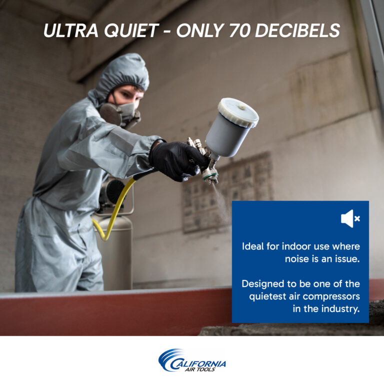 CALIFORNIA AIR TOOLS 20020AD Ultra Quiet, Oil-Free and Powerful 2.0 Hp ...
